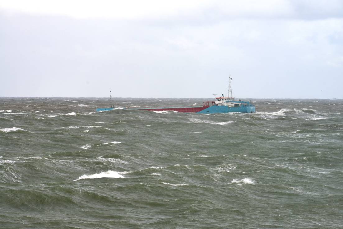 Jonkman Fotografie: Zeevaart: SEA SHANNON 1 DAG NA STORM OP ZEE: