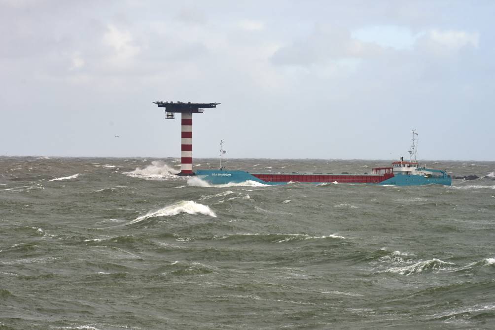 Jonkman Fotografie: Zeevaart: SEA SHANNON 1 DAG NA STORM OP ZEE: